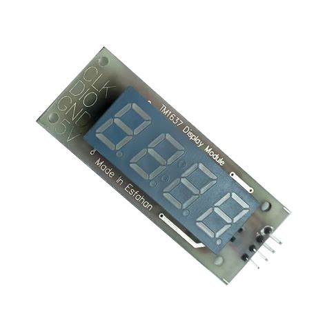 ماژول نمایشگر سون سگمنت 4 رقمی tm1637 ابعاد 60x20 میلی متر روبوایکیو