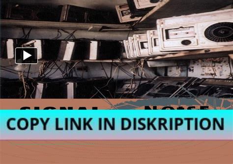 Ppt Pdf Read Download Signal And Noise Media Infrastructure And Urban C Powerpoint