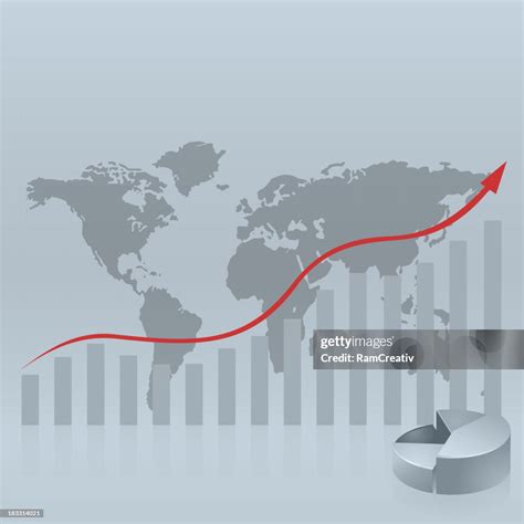 Statistical Background With Map Of The World High Res Vector Graphic