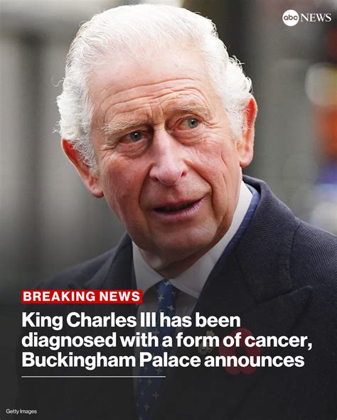 ABC News - BREAKING: King Charles III, 75, has cancer,...