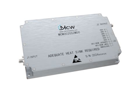 20mhz To 520mhz Multi Octave High Power Broadband Amplifier 50 Db Gain 100 Watt