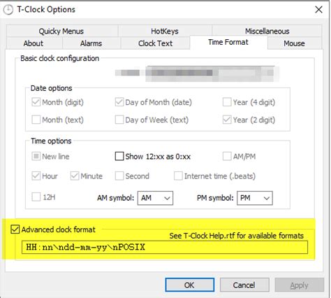 How Can I Show The Unix Time In The Windows Clock Super User