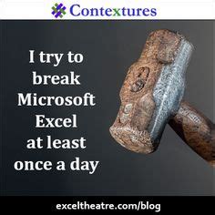 Excel Humor On Pinterest