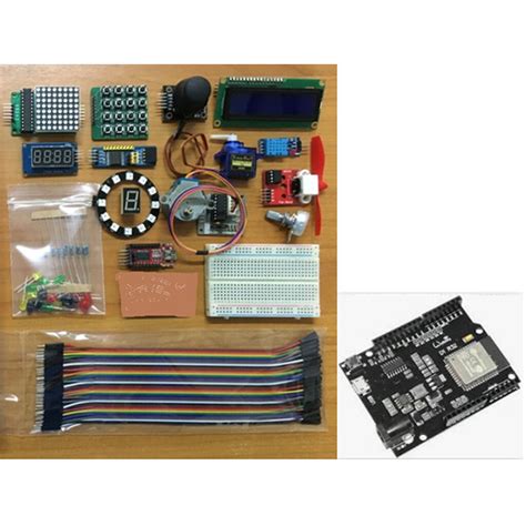ชุดทดลองสำหรับคอร์ส ก้าวแรกกับ micropython และ esp32 shopee thailand