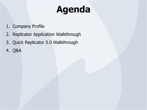 Replicator 4 22 Technical Presentation Ppt Databases Computer