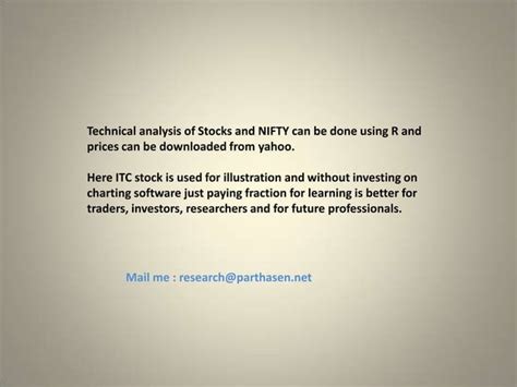 technical analysis using r ppt