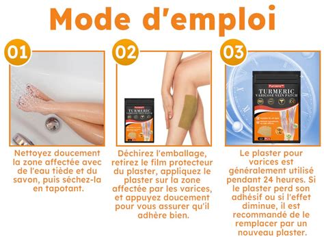 Patch Anti Varices Au Curcuma 2 Packs 24 Pieces