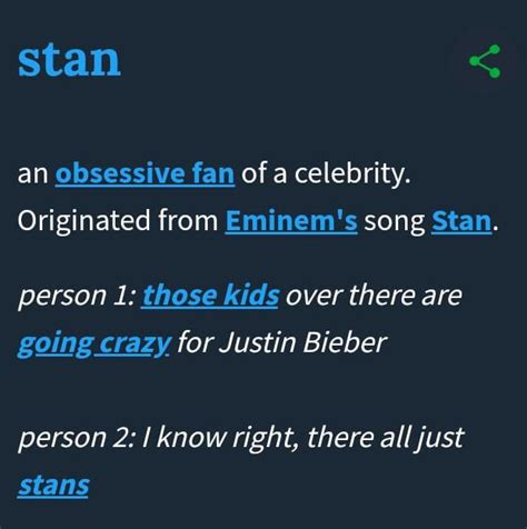 What Does Stan Mean In Slang Slang Origins And Pop Culture
