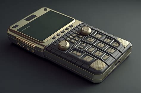 Premium Ai Image A Calculator With A Keypad And Buttons On It
