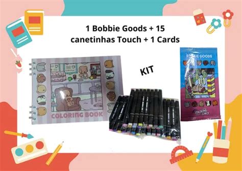 Kit Bobbie Goods Para Colorir Edição Rosa Claro Frete Grátis