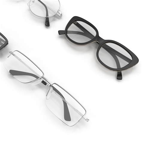 Folded Glasses Collection 3d Model 29 3ds C4d Ma Obj Max Free3d