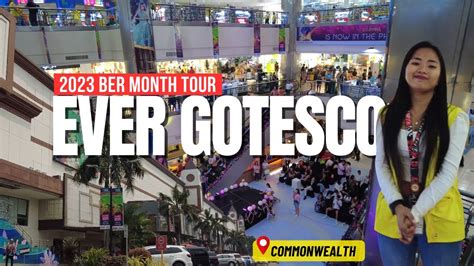 [4k] Ever Gotesco Commonwealth 2023 Ber Month Mall Tour Quezon City Philippines Youtube