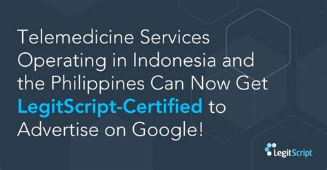 Legitscript Certification For Telemedicine Businesses Now Recognized By… Tom Cook