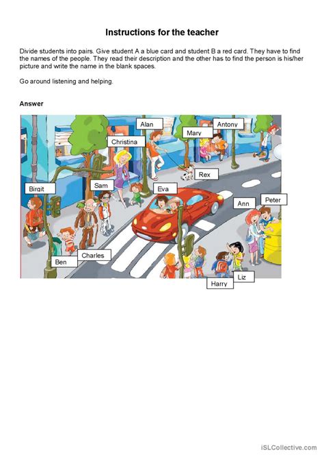 Pair Work Who Is It Warmer Fille English ESL Worksheets Pdf Doc