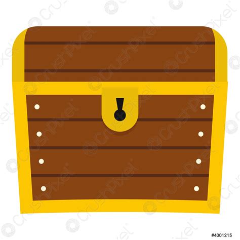 Chest Icon Isolated Stock Vector 4001215 Crushpixel