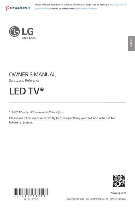 LG NANO OWNER S MANUAL Pdf Download ManualsLib