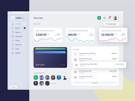 Finance App Ui Concept Freebie Supply