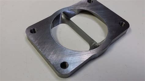 T6 Divided To 3 5 Inch Inlet Transition Turbo Flange 1 2 Cnc S400 Twin Scroll Custom Fabshop