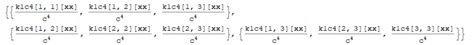 Matrix Using Table To Make A Set Of Replacement Rules For Functions