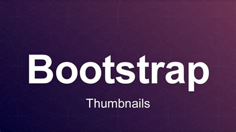 Bootstrap 3 Tutorial 54 Thumbnails Youtube