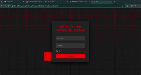 Michael A On Linkedin Webdevelopment Frontend Loginpage