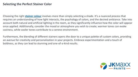 Ppt Stainer Colour Guide A Comprehensive Overview Powerpoint Presentation Id 12860391