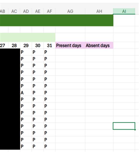How To Make An Attendance Sheet In Excel Step By Step Guide