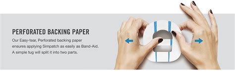 Simpatch Omnipod Adhesive Patch With Strap 25 Pack Blue Waterproof