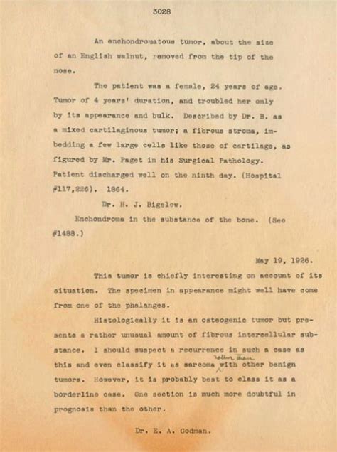 Ernest Amory Codman La Historia Del Hombre Que Todo Médico Debe