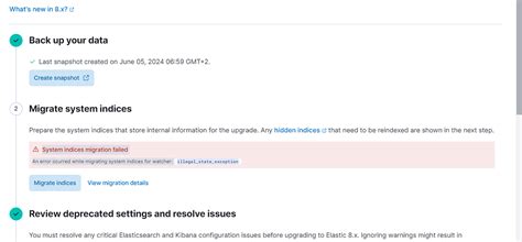 Pre Migration Step Migrate System Indices Failed Elasticsearch