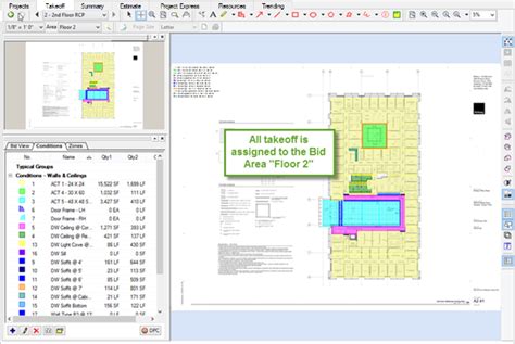 On Screen Takeoff 07 07 Drawing And Using Zones Community