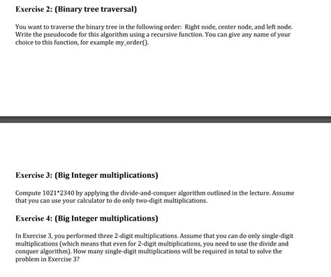 Solved You Want To Traverse The Binary Tree In The Following