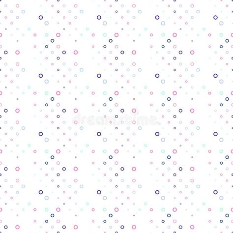 Geometrical Colorful Seamless Ring Pattern Background Design Stock Vector Illustration Of