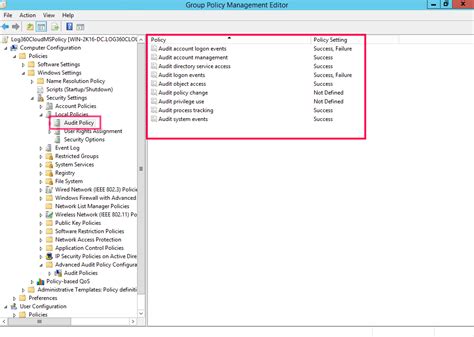 configuring windows member server audit policies log360 cloud