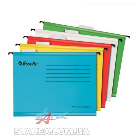 Підвісна папка Esselte Classic синя 25шт ESSELTE