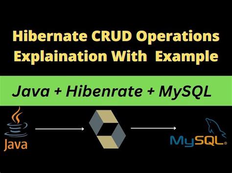 hibernate crud operations
