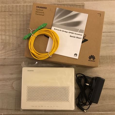 HUAWEI EchoLife Bridge GPON ONT Computers Tech Parts Accessories Networking On Carousell