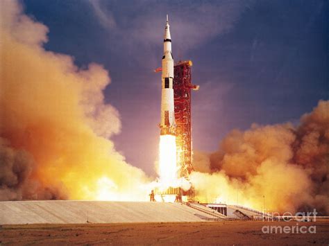 Apollo 11 Launch Photograph By Nasa Pixels