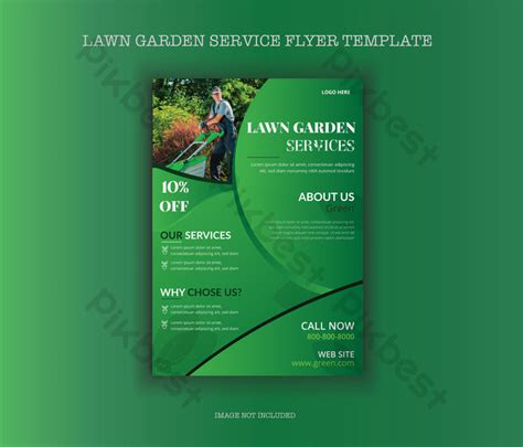 Garden Maintenance Flyer Design For Marketing Use Free Lawn Care Flyer