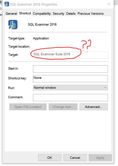 Windows 10 Shortcut Not Providing Filepath Super User