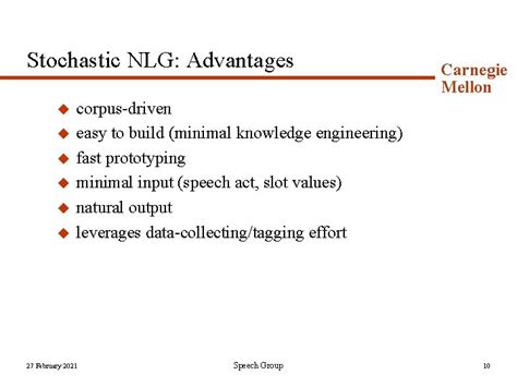 Stochastic Language Generation For Spoken Dialog Systems Alice