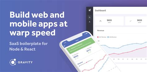 node js saas boilerplate and starter kit with react js gravity