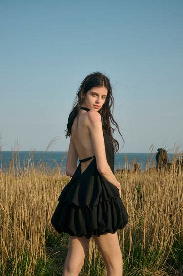 Halter Neck Mini Dress Ancosti