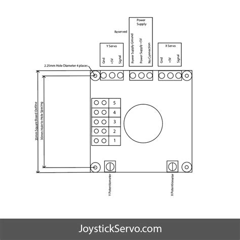 Instrument In A Box Joystick Servo Controller XY Pan Tilt