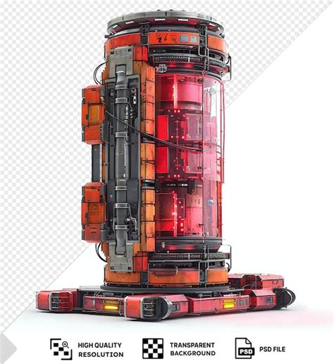 Transparent Of Cosmic Ray Detector On A Isolated Background Premium AI Generated PSD