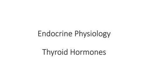 Thyroid And Antithyroid Drug Pptx