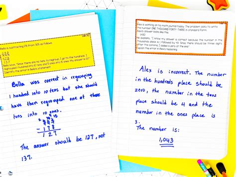Free Error Analysis Math Prompts Loving Math