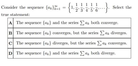 Solved Consider The Sequence Ak 1 1 1 1 1 1 1 2 3456