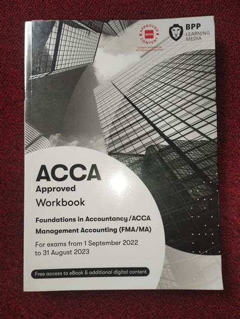 Acca Workbook Management Accounting Fma Ma Hobbies And Toys Books And Magazines Textbooks On