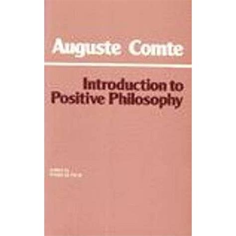 Positive Philosophy Auguste Comte